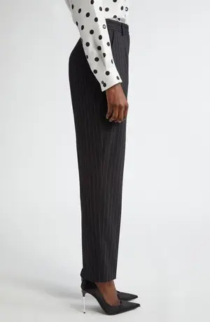 Dolce & Gabbana Pinstripe Tailored Wool Trousers