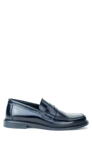 WARFIELD & GRAND Preeminent Penny Loafer - Black