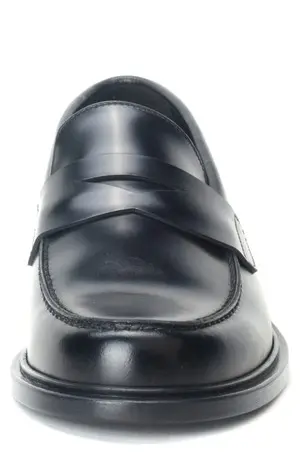 WARFIELD & GRAND Preeminent Penny Loafer - Black