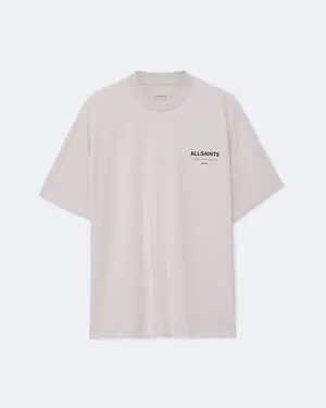 ALLSAINTS Underground Oversized Crew Neck T-shirt - Blue