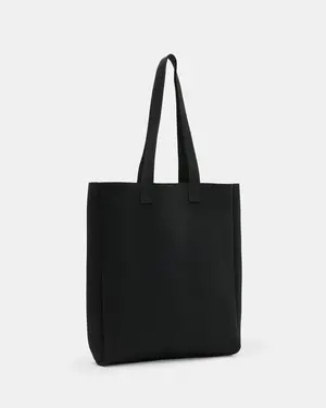 ALLSAINTS Izzy Logo Print Knitted Tote Bag