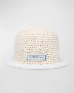 Jacquemus Le Bob Bordino Bucket Hat - Off White