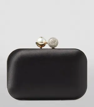 JIMMY CHOO Cloud Handheld Clutch - Black