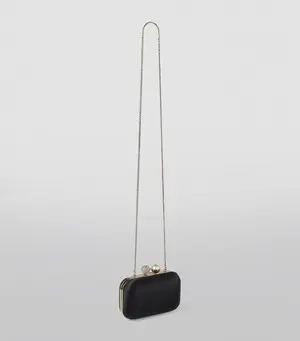 JIMMY CHOO Cloud Handheld Clutch - Black