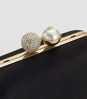 JIMMY CHOO Cloud Handheld Clutch - Black