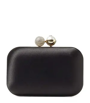 JIMMY CHOO Cloud Handheld Clutch - Black
