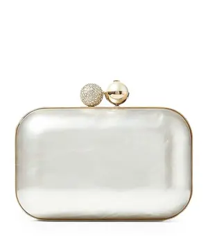JIMMY CHOO Cloud Handheld Clutch - Ivory