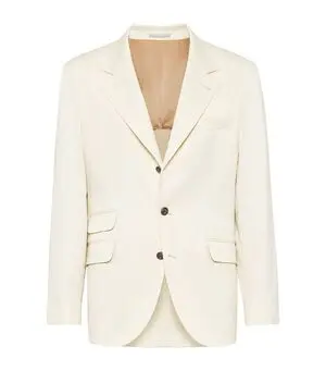 Brunello Cucinelli Cotton-cashmere Cavallo Blazer