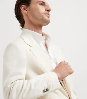 Brunello Cucinelli Cotton-cashmere Cavallo Blazer