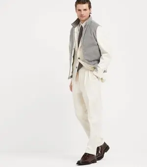 Brunello Cucinelli Cotton-cashmere Cavallo Blazer