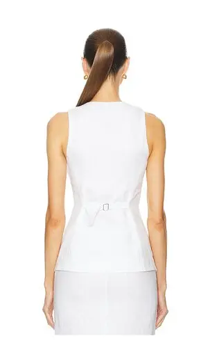 HELSA Linen Button Tunic