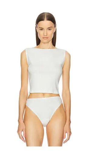 HELSA Pointelle Muscle Tank