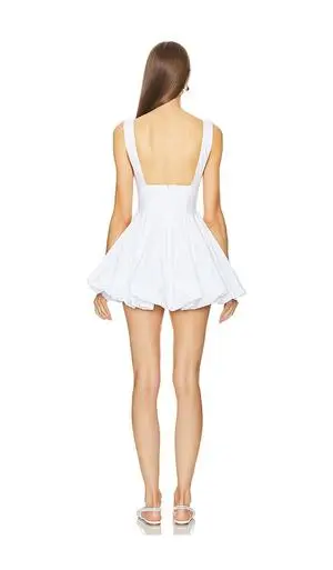 HELSA Poplin Bubble Mini Dress