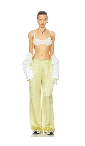 HELSA Justin Knit Bra - White