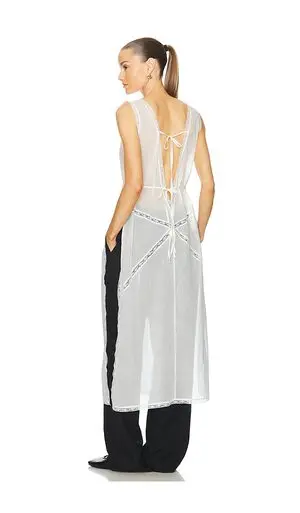HELSA Voile Daylight Nightgown In White
