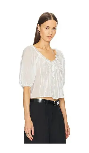 HELSA Voile Peasant Blouse