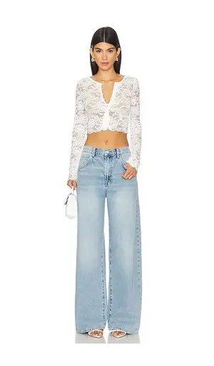 Superdown Elowen Lace Top - White