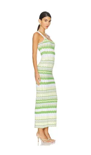 Tularosa Phila Maxi Dress - Green Multi