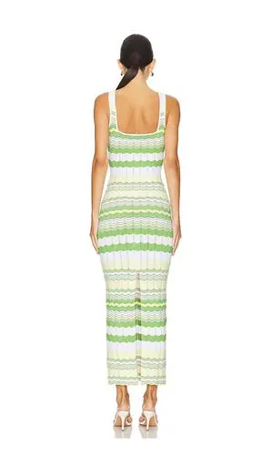 Tularosa Phila Maxi Dress - Green Multi