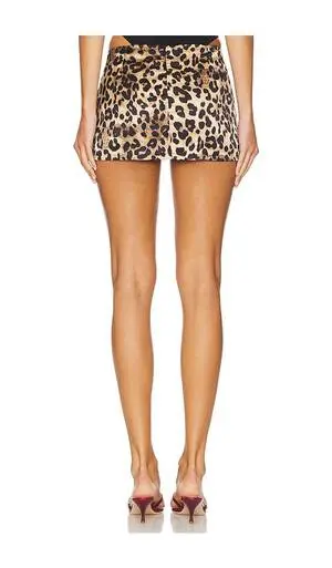 Superdown Theresa Micro Mini Skirt - Brown
