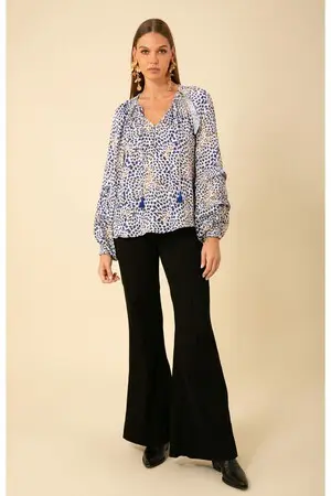 Hale Bob Front Tie Blouses
