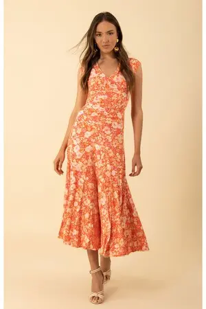 Hale Bob Brynn Shirred Jersey Dress