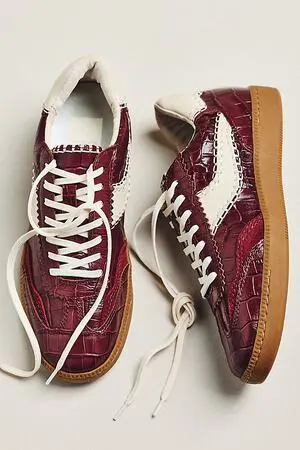 Dolce Vita Notice Stitch Sneakers Oxblood