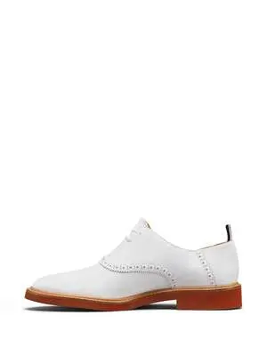 Thom Browne Nubuck Saddle Shoes - White