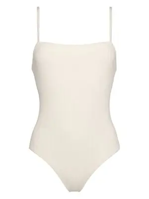 ERES Tropicalia Ribbed Swimsuit - White
