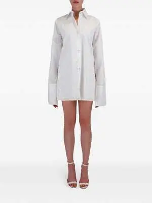 Azeeza Kareena Mini Shirt Dress - White