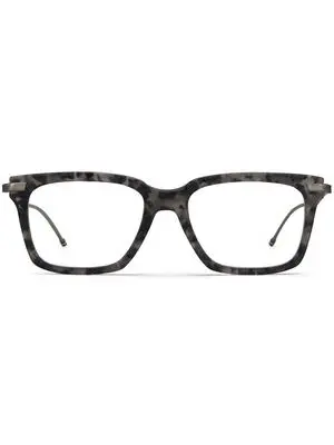 Thom Browne Marbled Square-frame Glasses - Grey