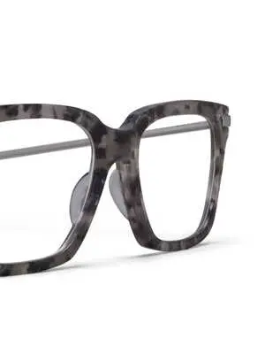 Thom Browne Rectangular Frame Glasses - Grey