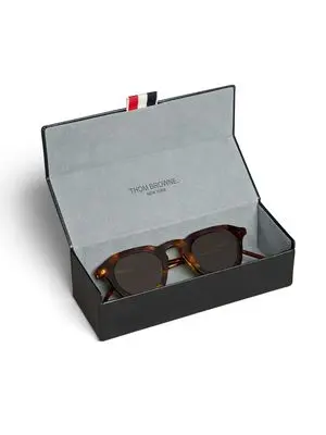 Thom Browne Tortoiseshell Square-frame Sunglasses