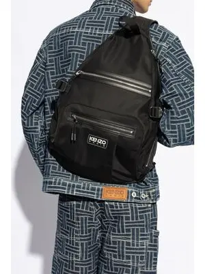 Kenzo Logo-patch Backpack