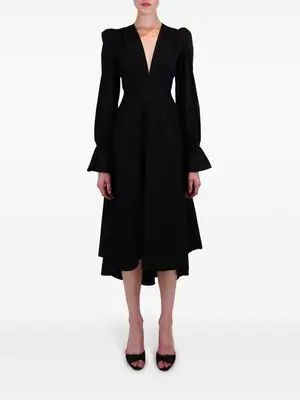Azeeza Willow Midi Dress - Black
