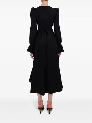 Azeeza Willow Midi Dress - Black