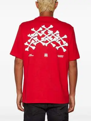 Amiri Graphic-print Cotton T-shirt - Red
