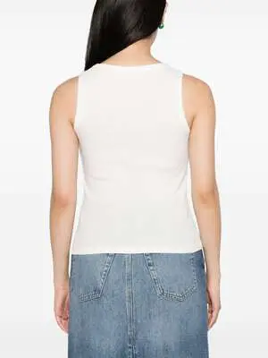 Loewe Anagram-embroidered Ribbed-knit Tank Top