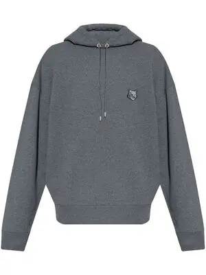 Maison Kitsuné Bold Fox Head Oversized Hoodie - Grey