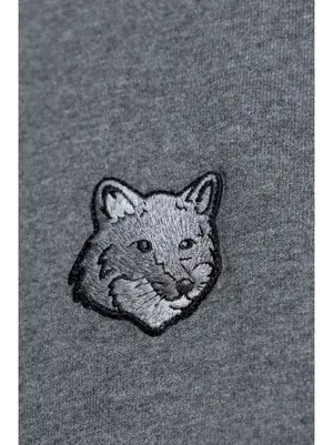 Maison Kitsuné Bold Fox Head Oversized Hoodie - Grey