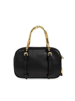 Moschino Lettering Leather Tote