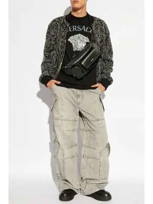 Versace Wide-leg Cargo Jeans