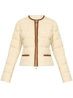 Moncler Panelled Padded Jacket - Neutrals