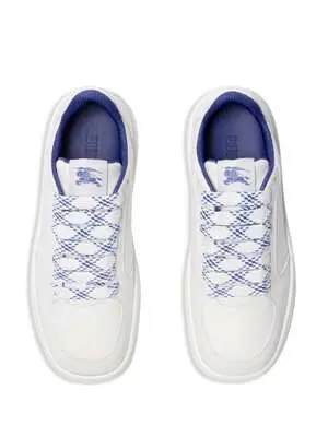 Burberry Leather Sneakers - White