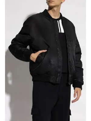 Moschino Zip-up Padded Bomber Jacket