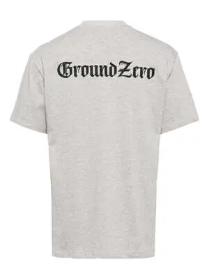 GROUND ZERO Logo-print Cotton T-shirt
