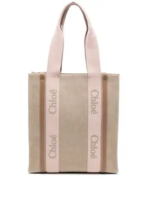 Chloé Woody Tote - Neutrals