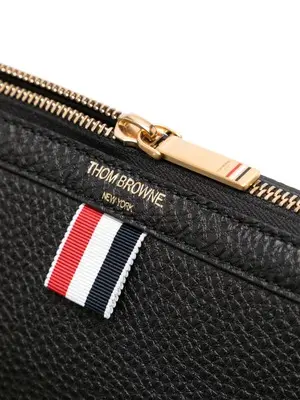 Thom Browne 4-bar Pebbled Messenger Bag