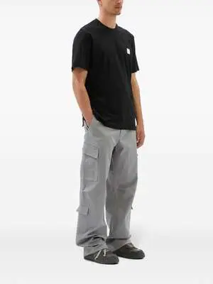 MSGM Logo-appliqué Cotton T-shirt