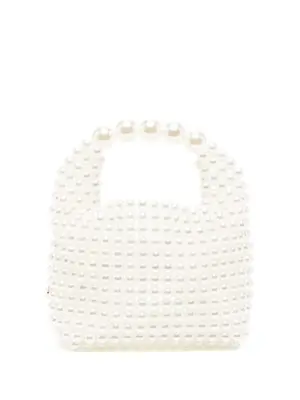 0711 TBILISI Mini Jodie Tote Bag - White